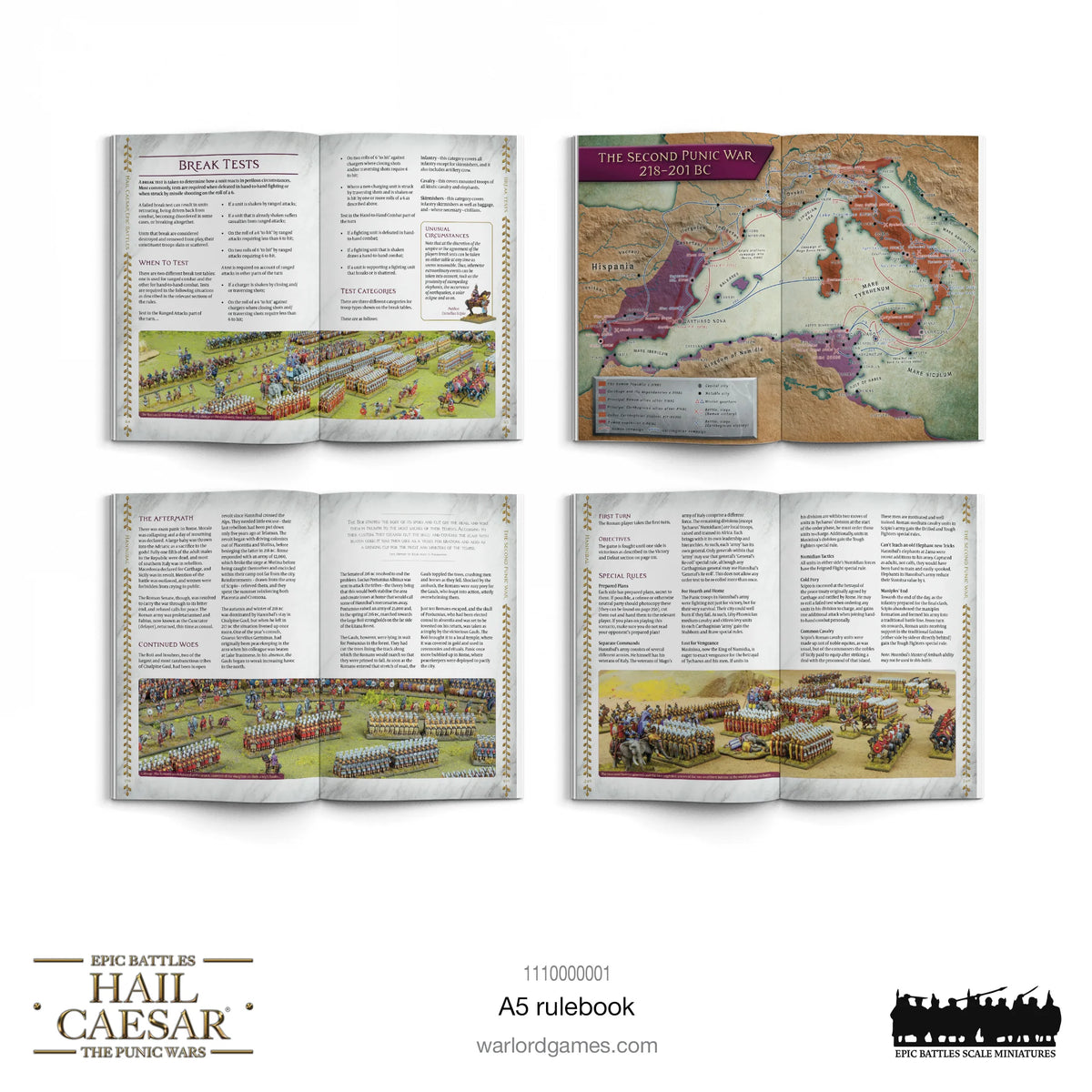Epic Battles Hail Caesar: The Punic Wars Rulebook – Dark Castle Terrain