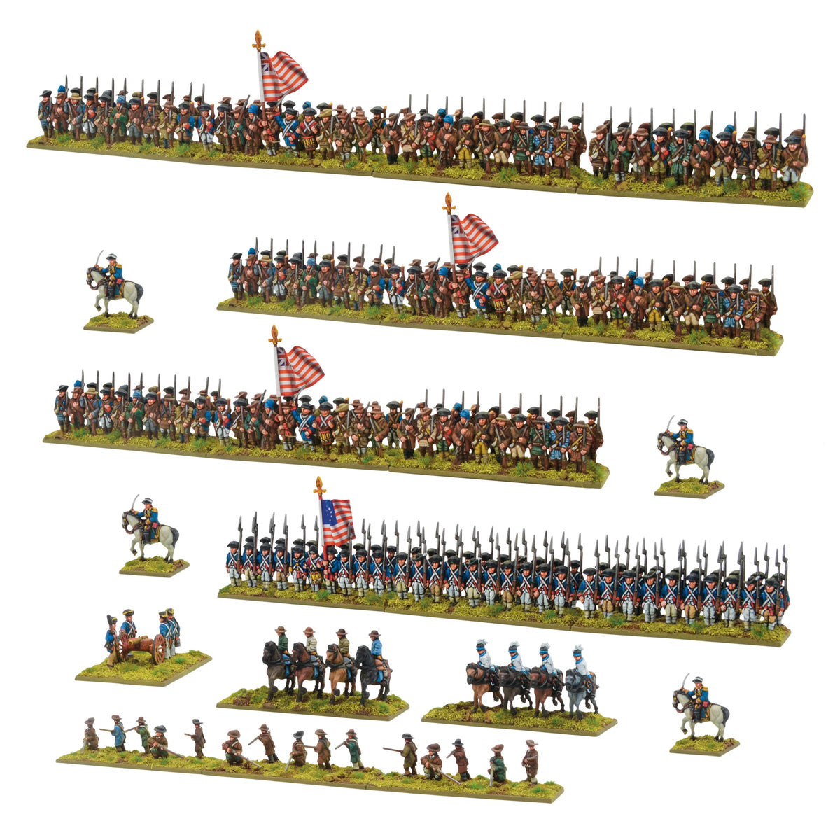 Black Powder Epic Battles - Revolution! Continental Army Brigade – Dark Castle Terrain