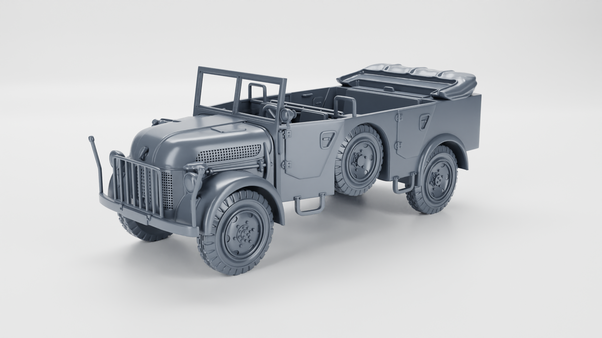 WW2 Steyr 1500A Type 270 (open roof) – Dark Castle Terrain