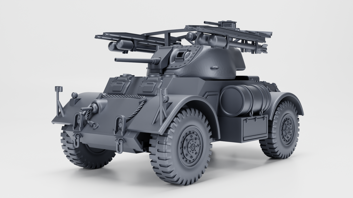 WW2 Staghound Tulip RL Armored Car – Dark Castle Terrain