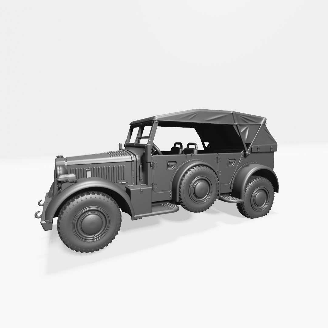 WW2 Kfz.15 Horch 901 (closed roof) – Dark Castle Terrain