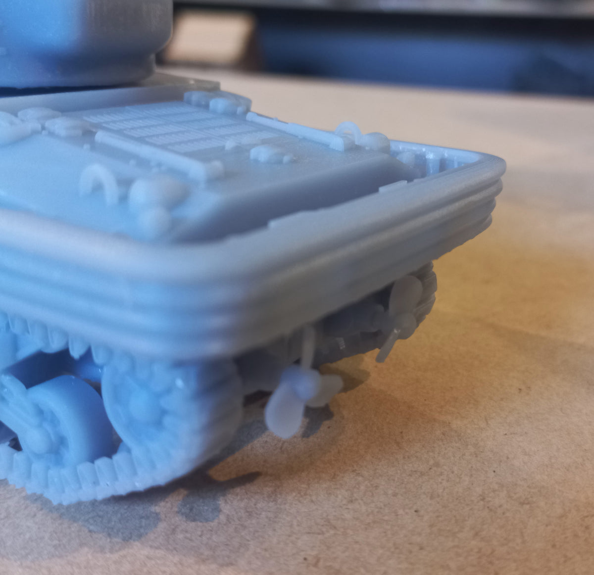 WW2 M4A2 Sherman “Donald Duck” tank – Dark Castle Terrain