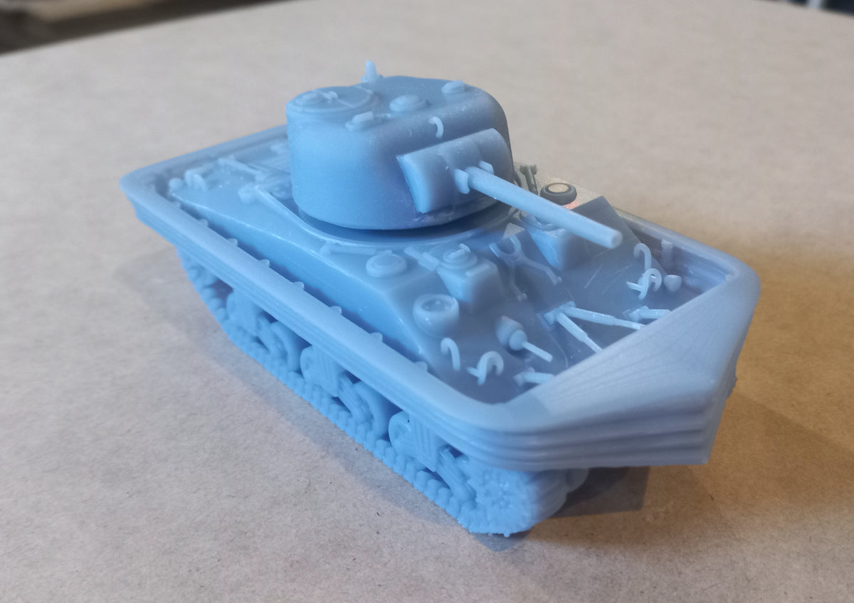 WW2 M4A2 Sherman “Donald Duck” tank – Dark Castle Terrain