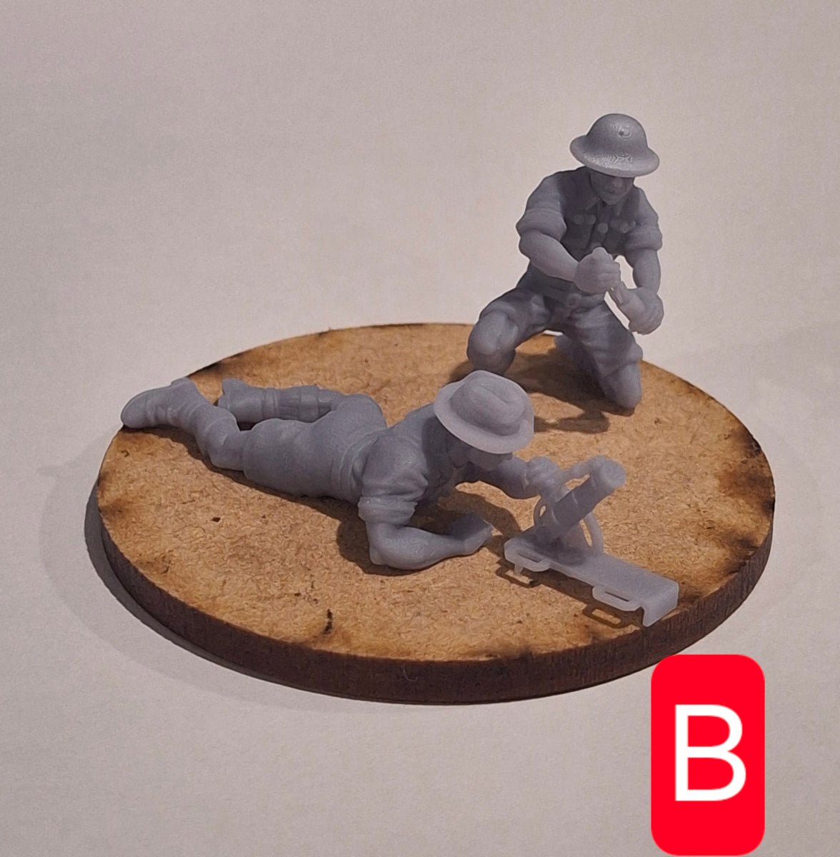 WW2 Australian: Light Mortar Team – Dark Castle Terrain