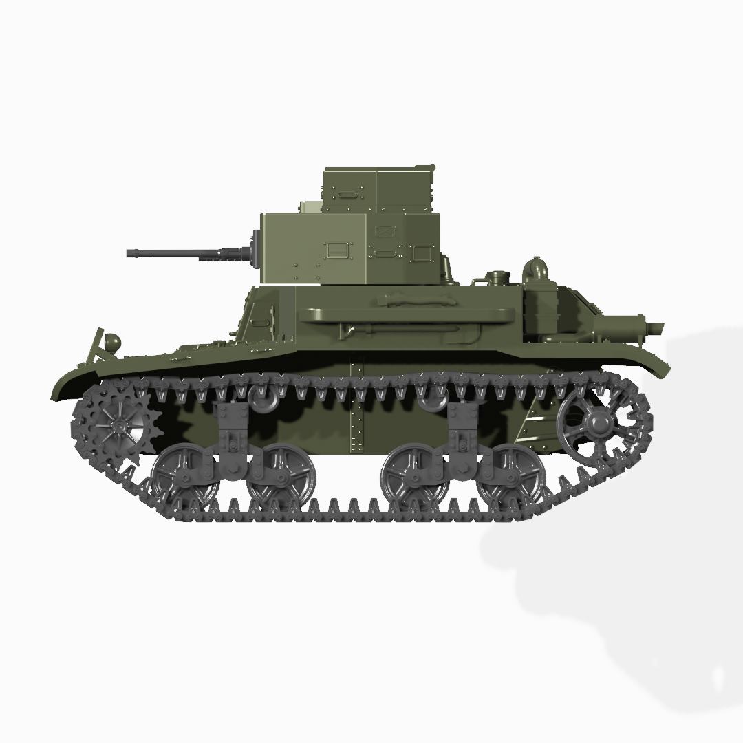 WW2 Light Tank M2A3 – Dark Castle Terrain