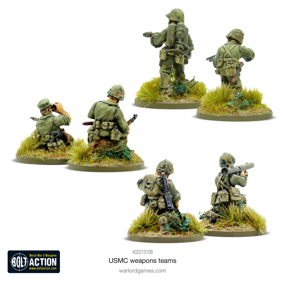 Bolt Action USMC Weapons Teams – Dark Castle Terrain