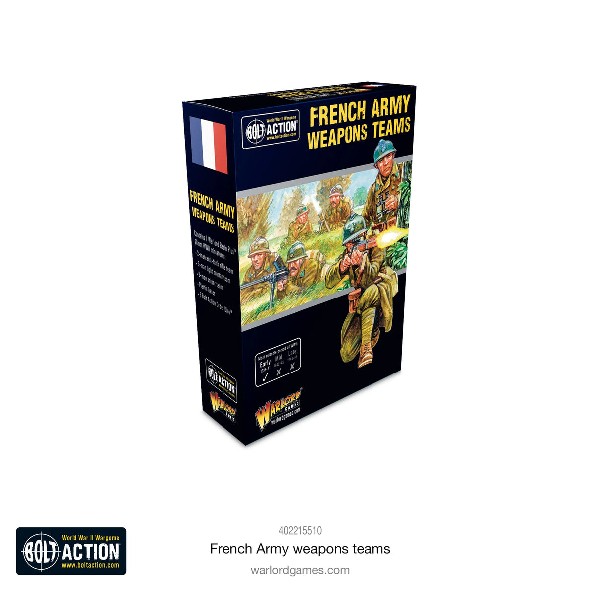 Bolt Action French Army Weapons Teams – Dark Castle Terrain
