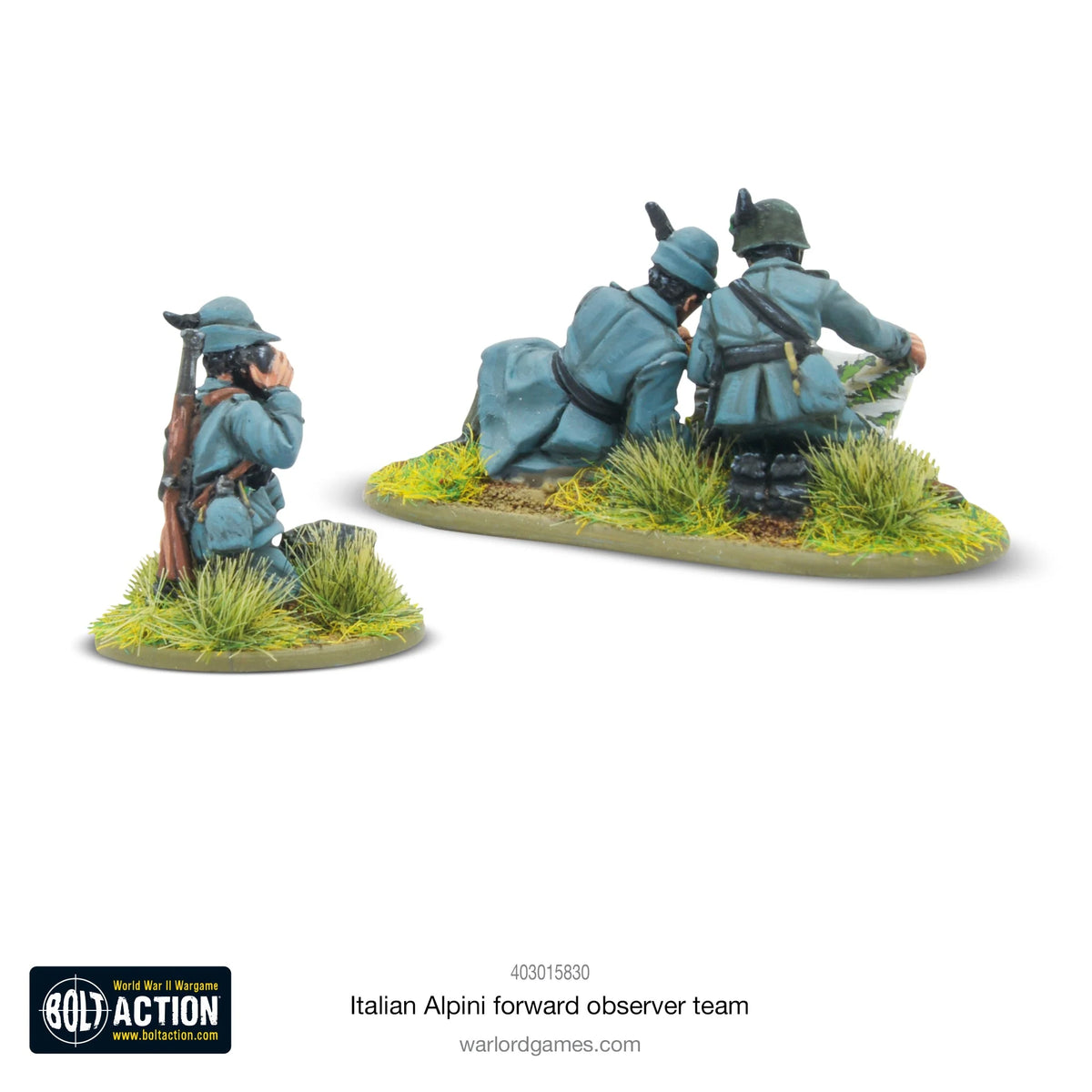 Bolt Action Italian Alpini Forward Observer Team – Dark Castle Terrain