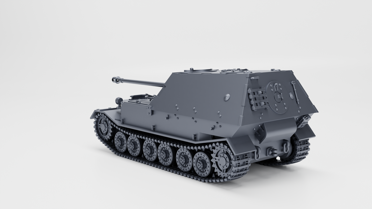 WW2 Panzerjager Tiger (P) 8.8cm PaK 43/2 L/71 “Ferdinand” Elefant ...