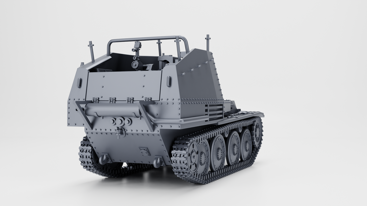 WW2 sIG 33 auf Panzer 38(t) Ausf.K Grille – Dark Castle Terrain