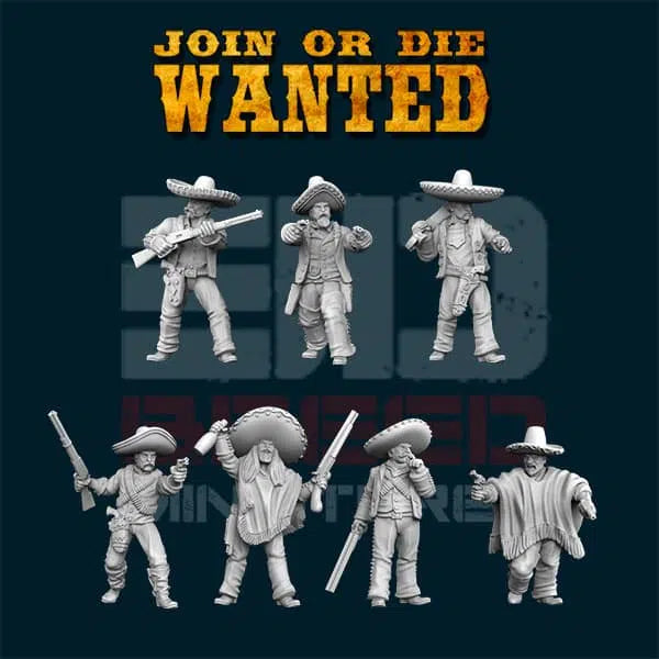 Wild West Miniatures: Mexican Banditos – Dark Castle Terrain