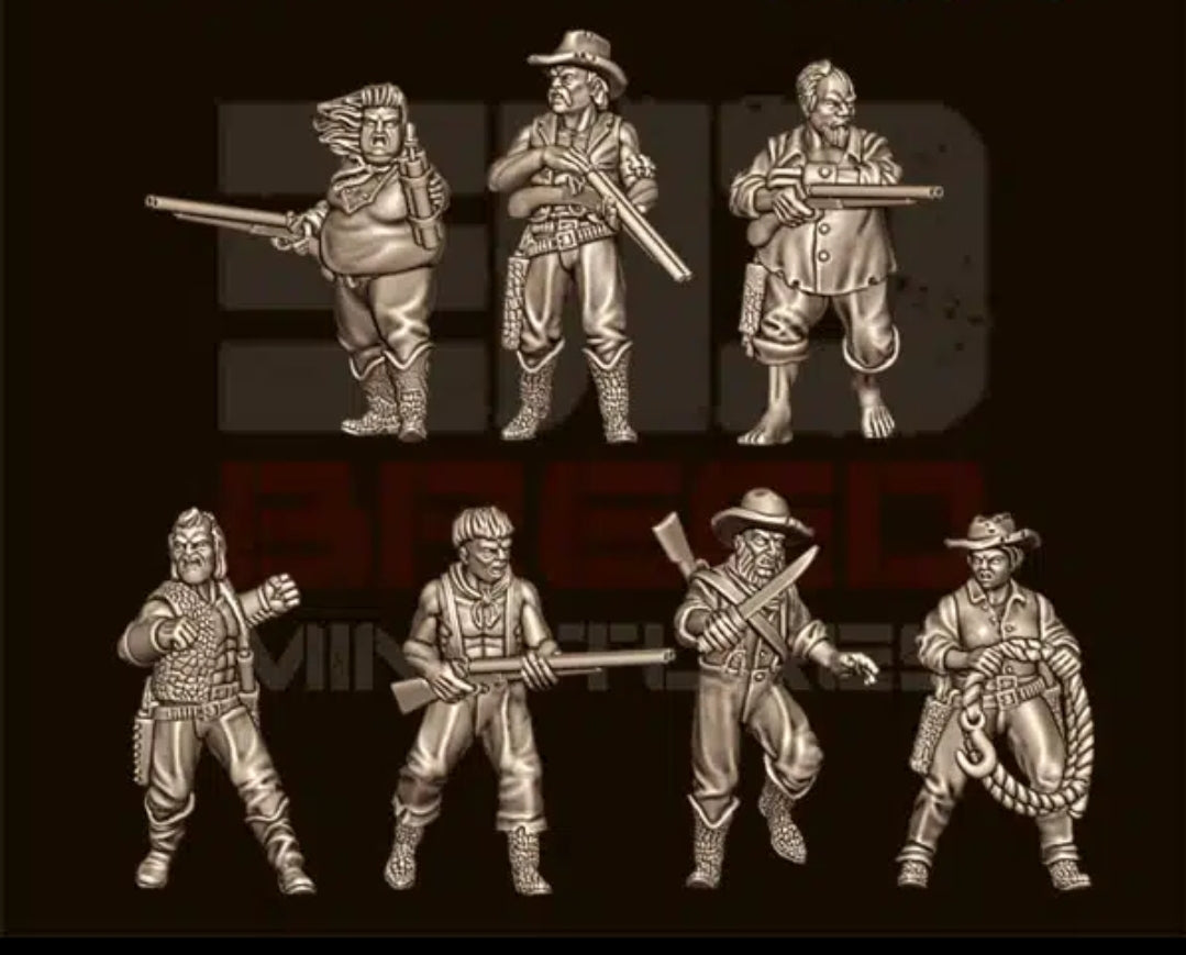 Wild West Miniatures: Alligator Hunters – Dark Castle Terrain