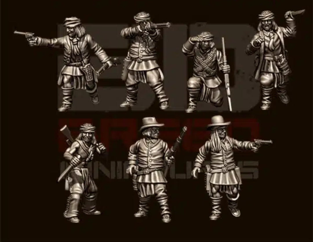 Wild West Miniatures: Apache Gang – Dark Castle Terrain