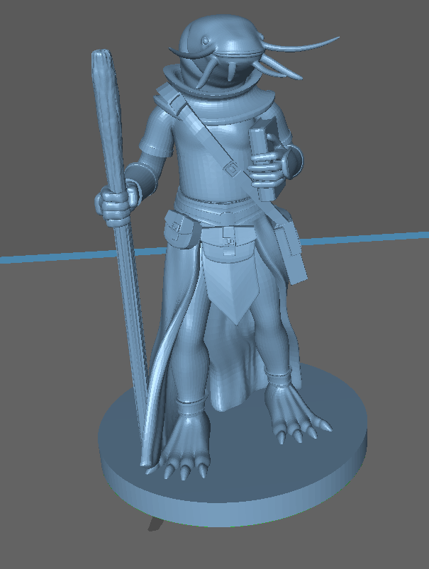 Adventurer: Fishfolk Cleric – Dark Castle Terrain