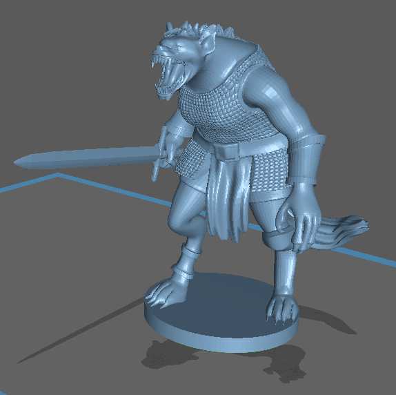 Adventurer: Gnoll Fighter – Dark Castle Terrain