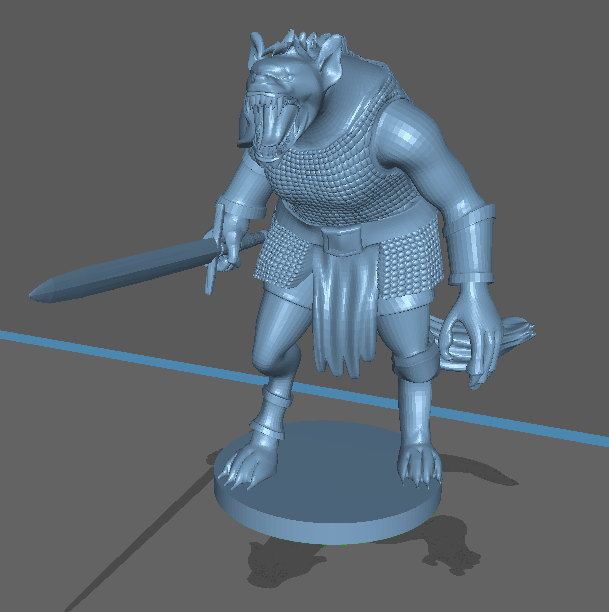 Adventurer: Gnoll Fighter – Dark Castle Terrain