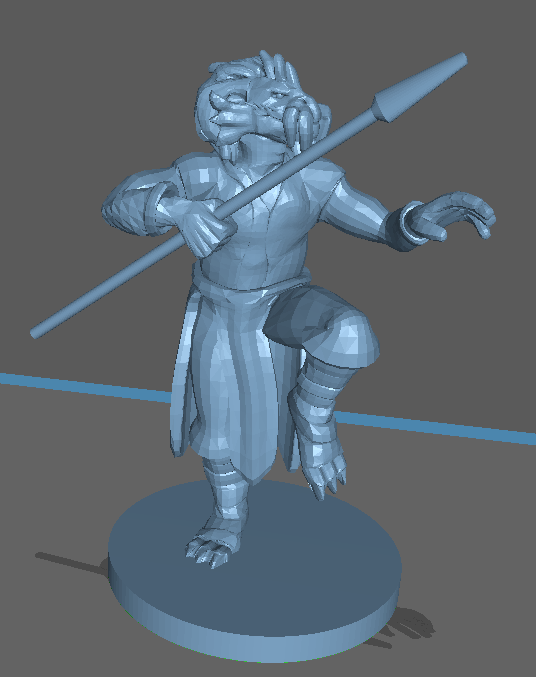 Adventurer: Gold Dragonborn Monk – Dark Castle Terrain