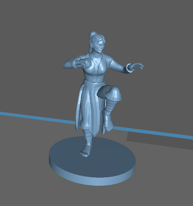 Adventurer: Female Human Monk – Dark Castle Terrain