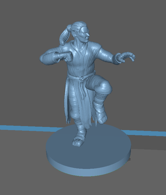 Adventurer: Male Human Monk 3 – Dark Castle Terrain