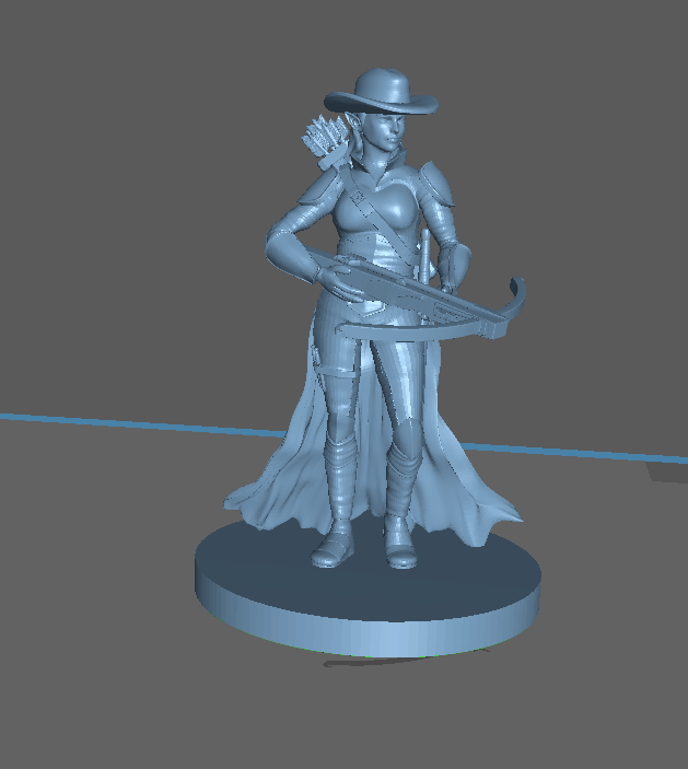Adventurer: Elf Female Crossbow Ranger – Dark Castle Terrain