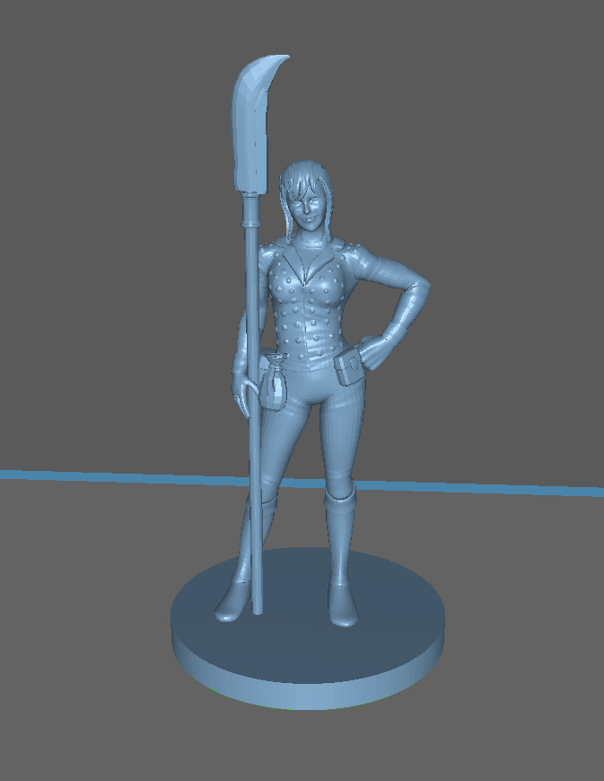 Adventurer: Female Human Hexblade Warlock – Dark Castle Terrain