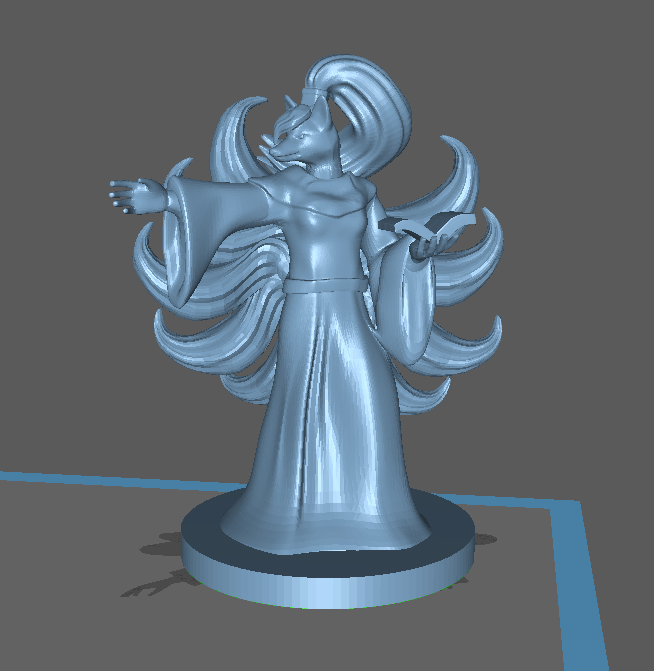 Adventurer: Female Kitsune Wizard Nine Tales – Dark Castle Terrain