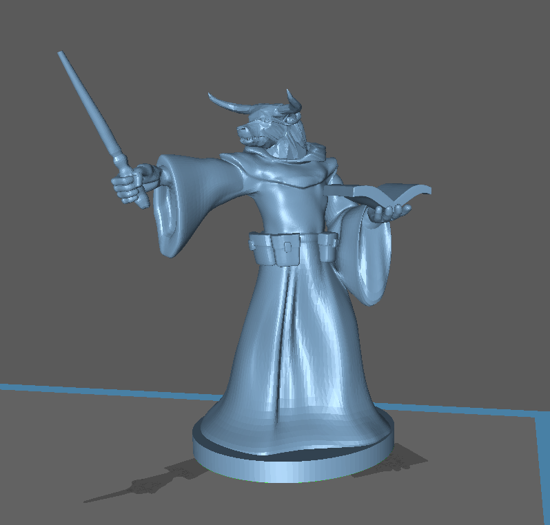 Adventurer: Male Minotaur Wizard – Dark Castle Terrain