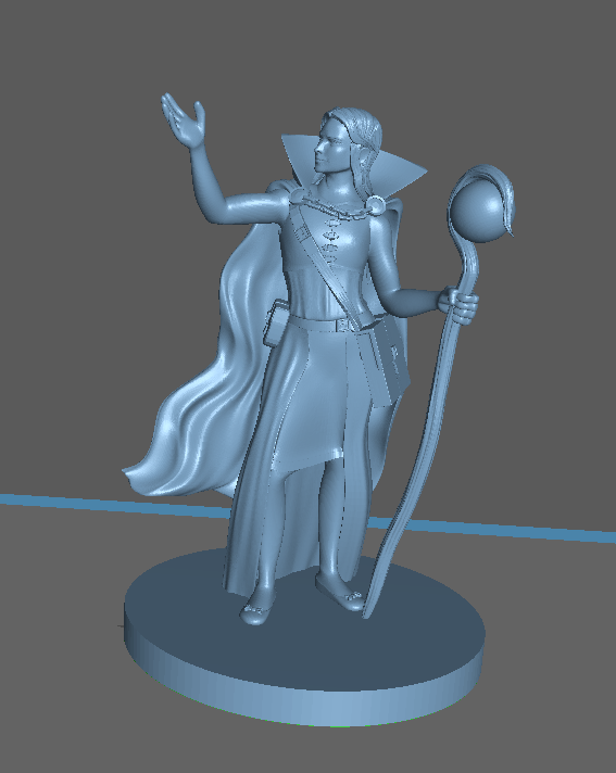 Adventurer: Female Human Wizard Diviner – Dark Castle Terrain