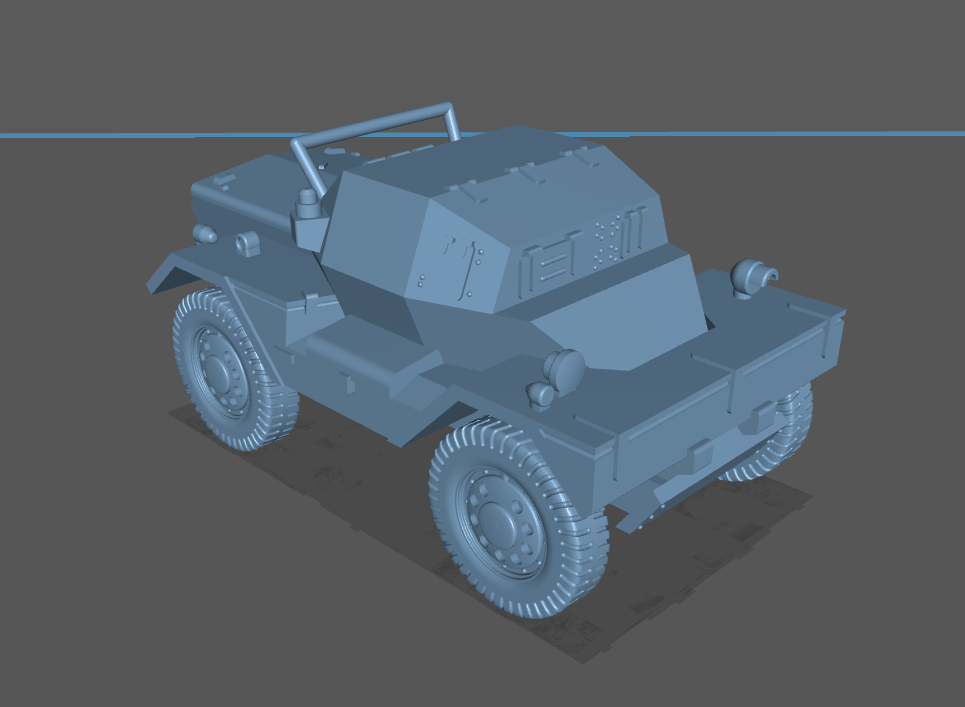 WW2 Daimler Dingo Mk II – Dark Castle Terrain