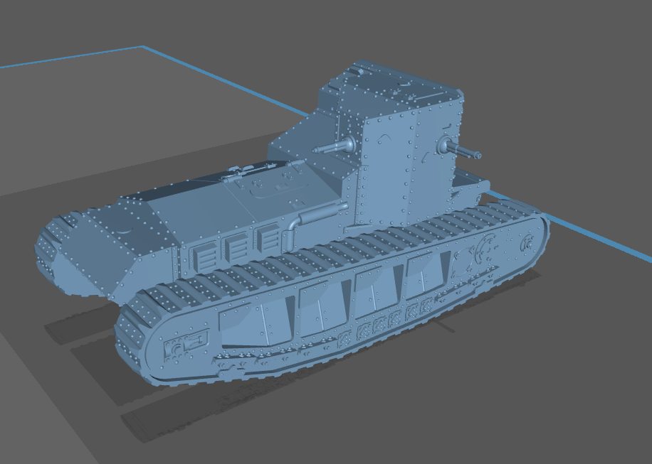 WW1 Medium Mark A Whippet – Dark Castle Terrain