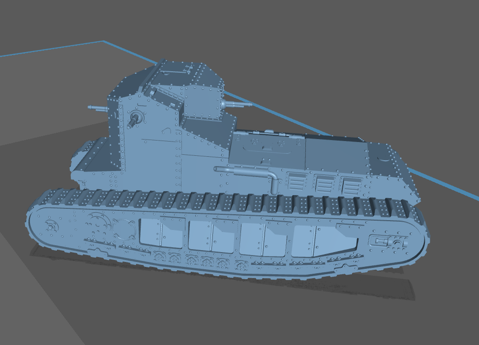 WW1 Medium Mark A Whippet – Dark Castle Terrain