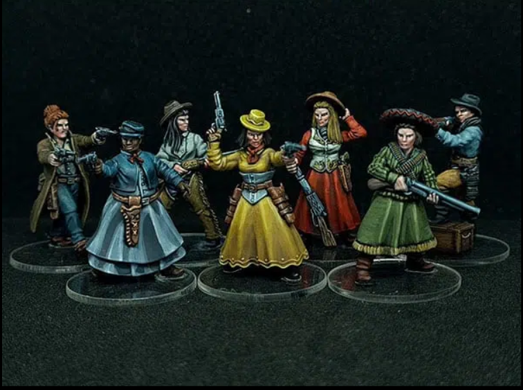 Wild West Miniatures: Female Gang – Dark Castle Terrain
