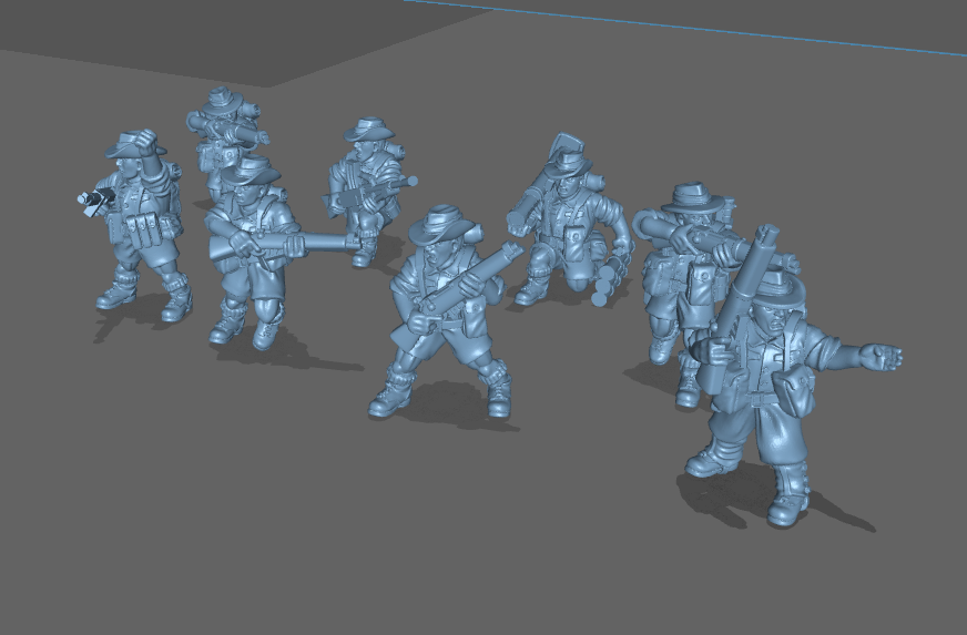WW2 Australia: Australian Imperial Force (AIF) Rifle Squad (1:56 Scale ...