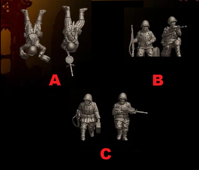 WW2 Soviet: Light Machine Gun Team – Dark Castle Terrain