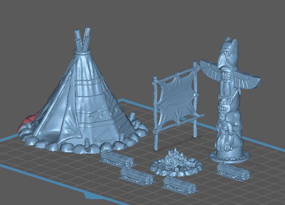 Wild West Miniatures: Native American Scatter Terrain – Dark Castle Terrain