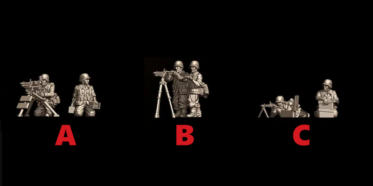 WW2 German: MG34 Team – Dark Castle Terrain