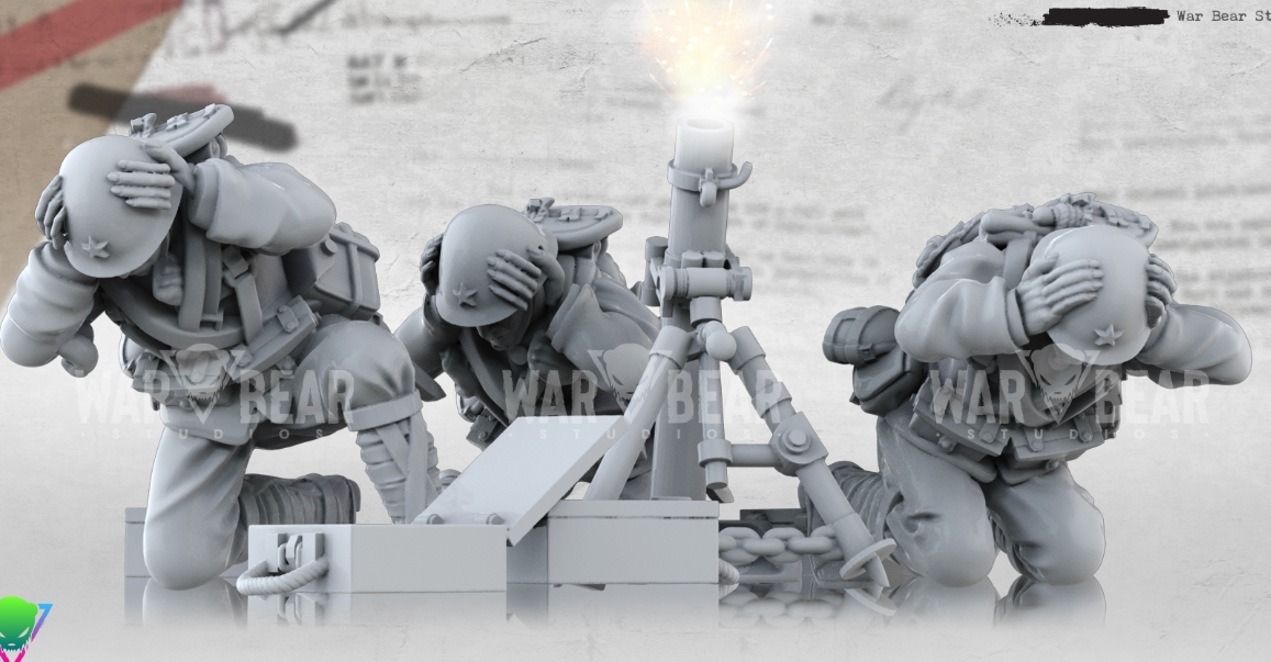 WW2 Japanese Medium Mortar Team 2 – Dark Castle Terrain