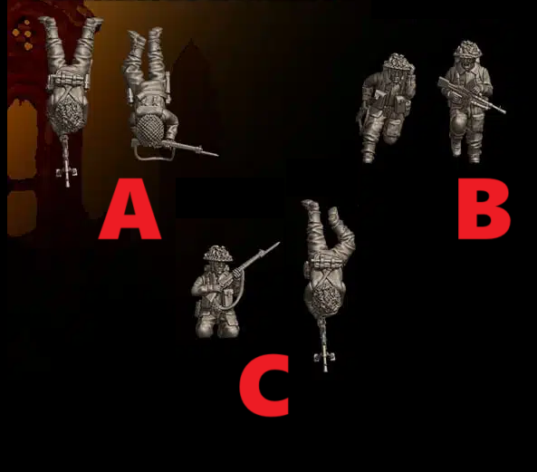 WW2 British: Light Machine Gun Team – Dark Castle Terrain