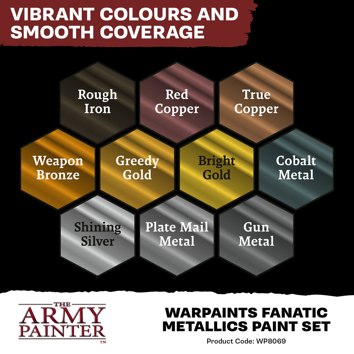 Army Painter Warpaints Fanatic - Metallics Paint Set – Dark Castle Terrain