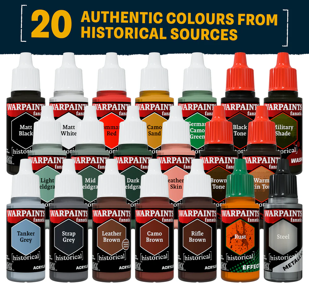 Army Painter - Warpaints Historical - WWII German Paint Set – Dark ...