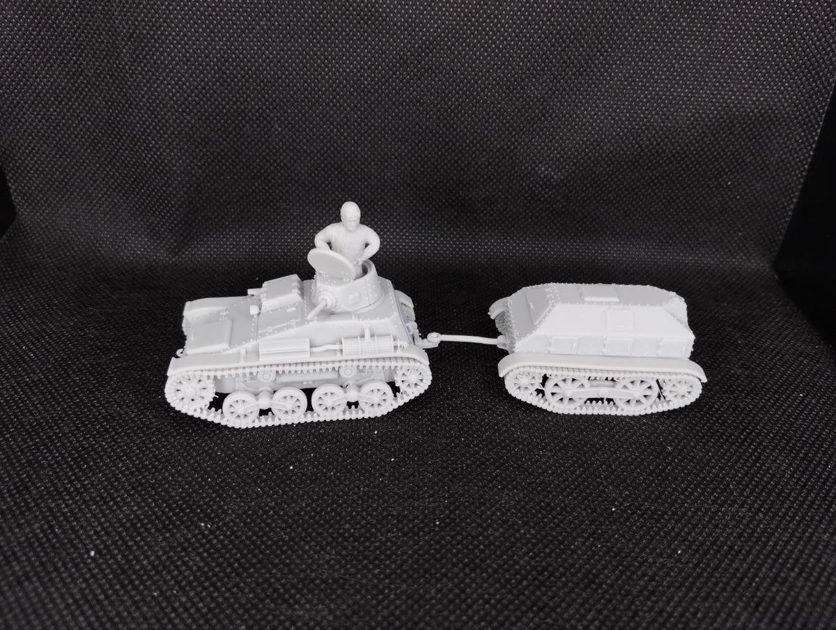 WW2 Type 94 Tankette (Early) + Trailer – Dark Castle Terrain