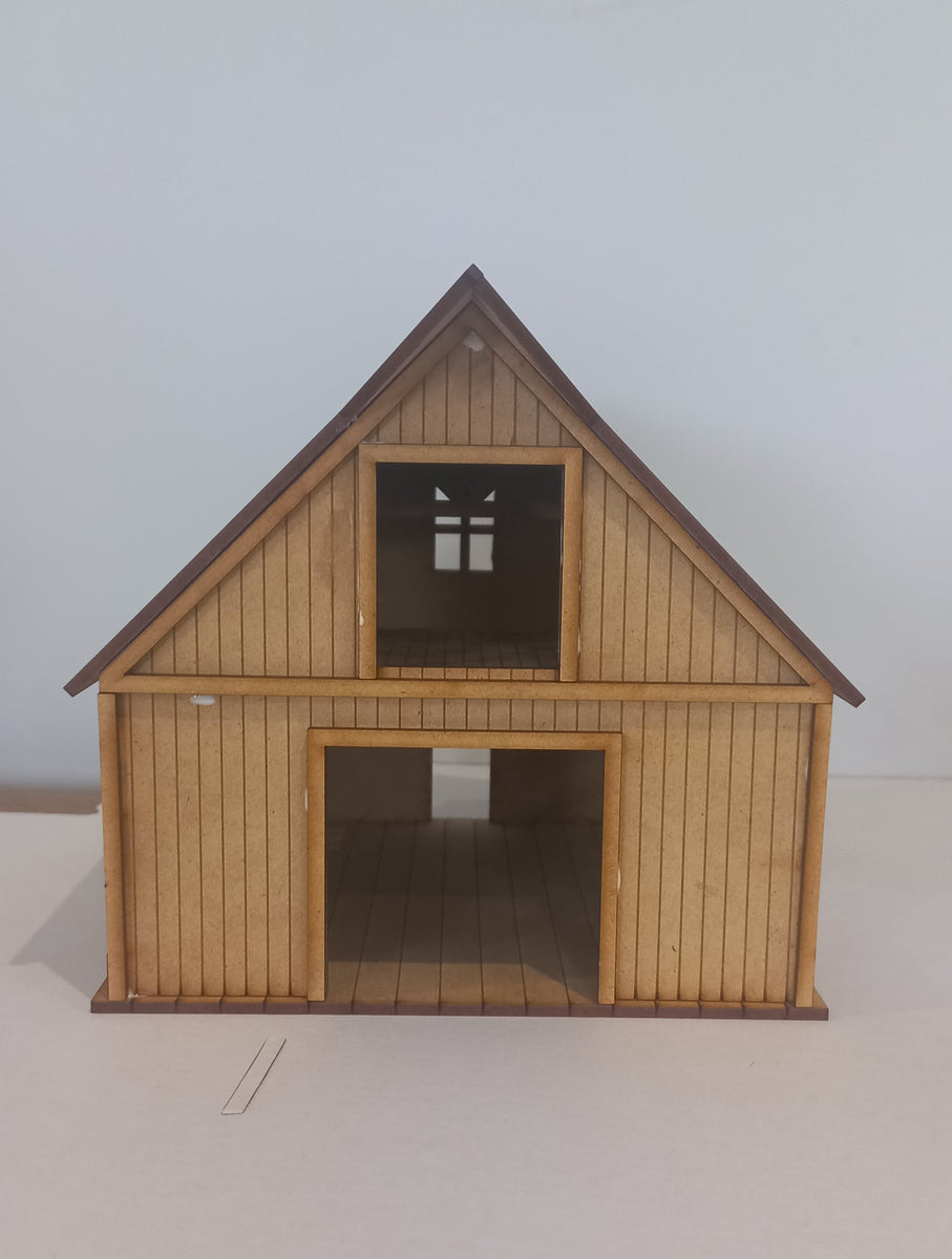 Old West Barn 28mm Scale – Dark Castle Terrain