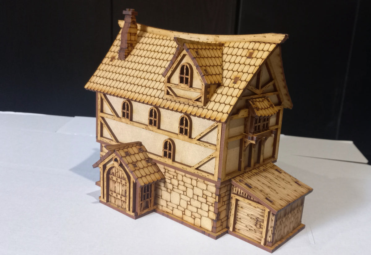 Medieval House 28mm Scale – Dark Castle Terrain