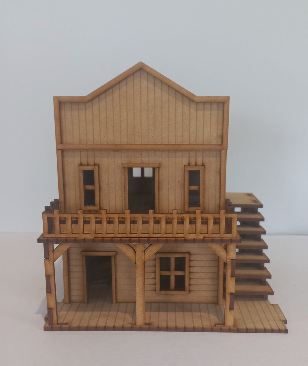 Wild West Town Set Plus 10x Miniatures – Dark Castle Terrain