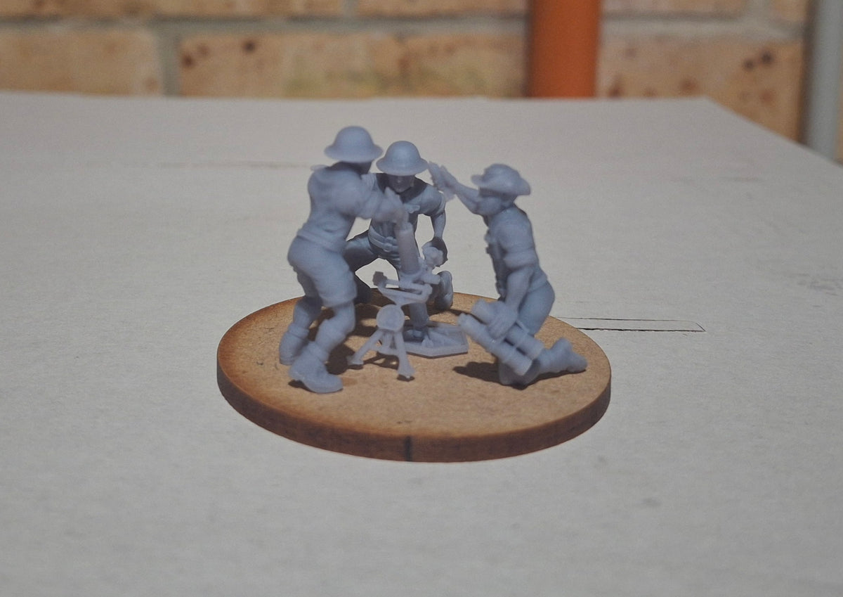 WW2 Australian Medium Mortar – Dark Castle Terrain