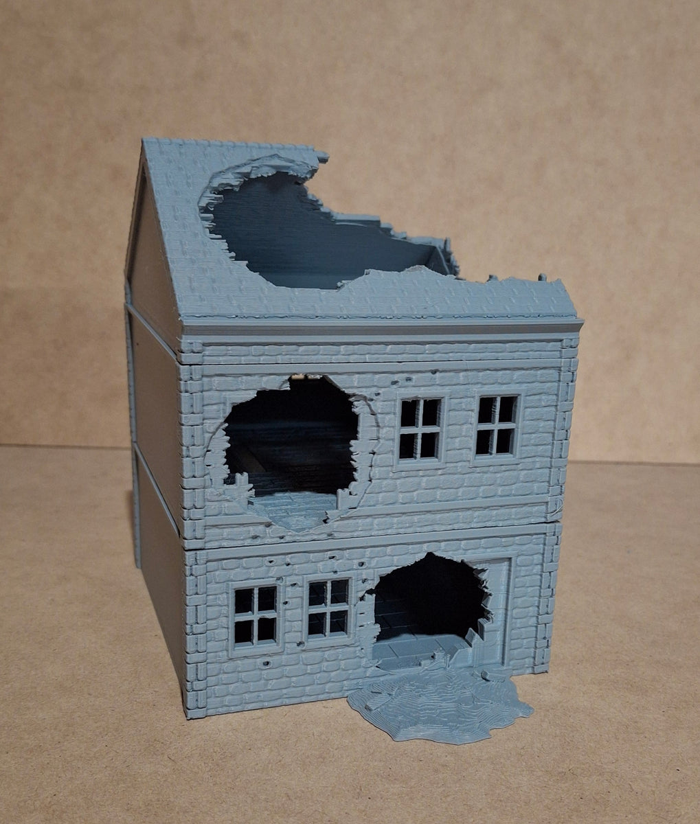 Battle of Carentan French House Ruined – Dark Castle Terrain