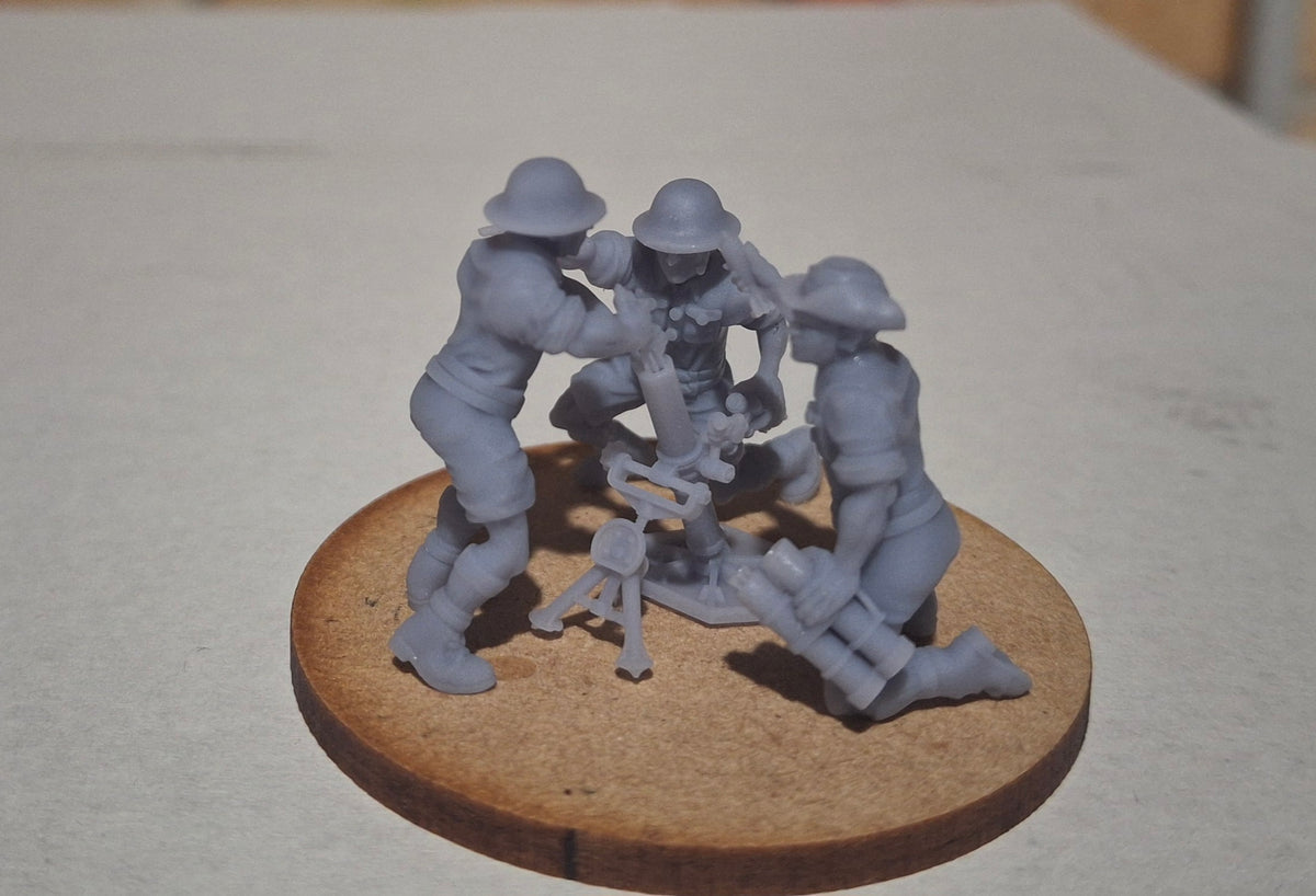 WW2 Australian Medium Mortar – Dark Castle Terrain