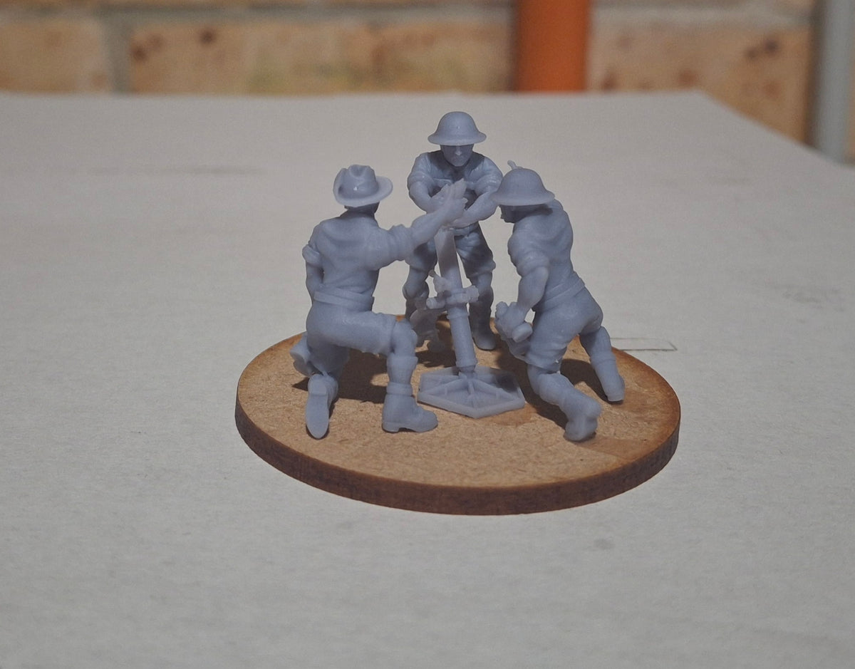 WW2 Australian Medium Mortar – Dark Castle Terrain