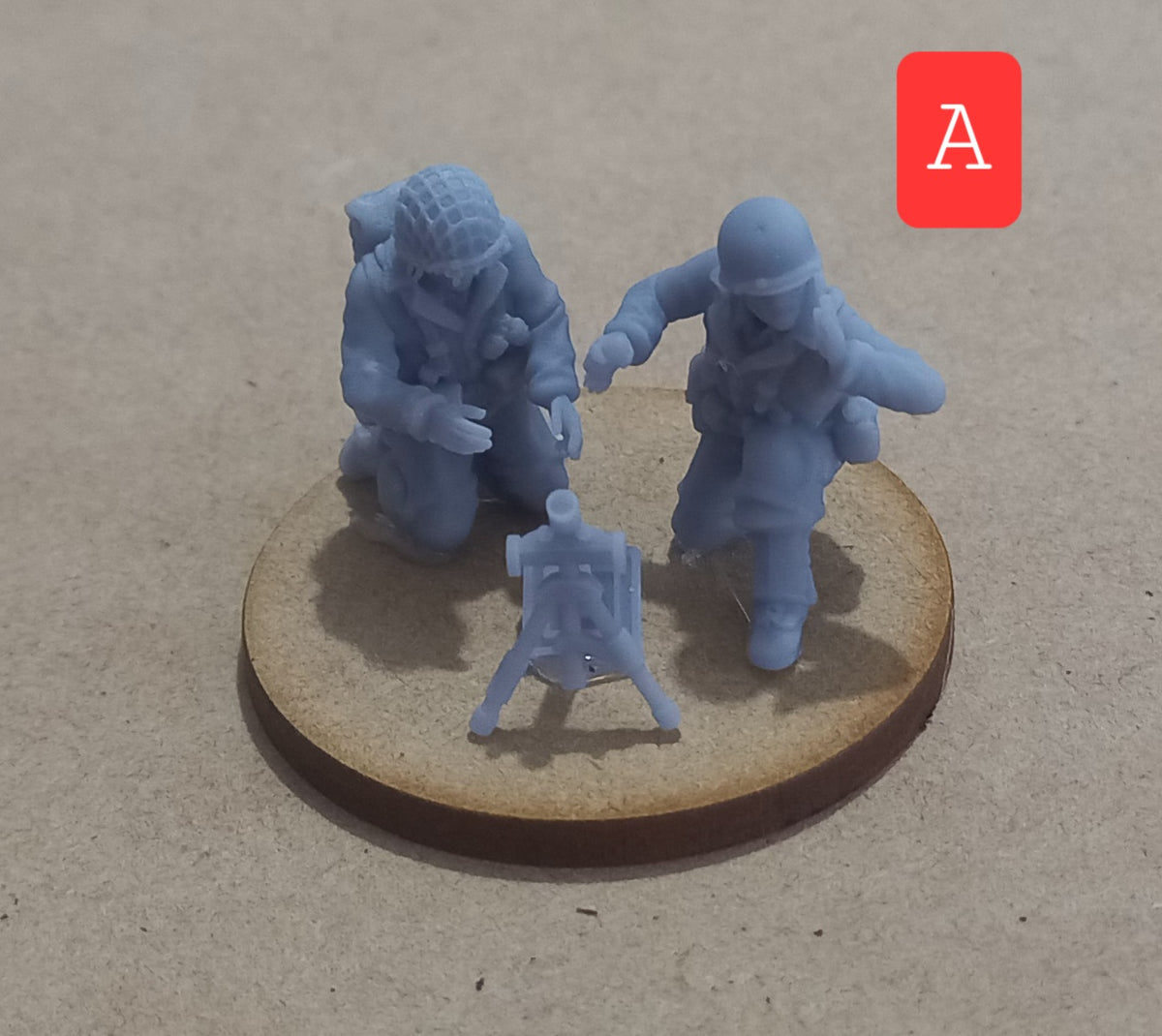 WW2 USA: Light Mortar Team – Dark Castle Terrain
