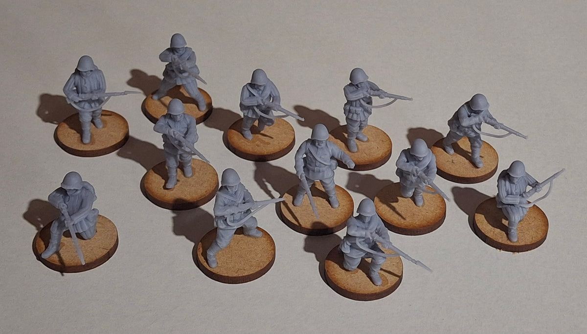 WW2 Soviet: Riflemen Squad Mid-Late War – Dark Castle Terrain